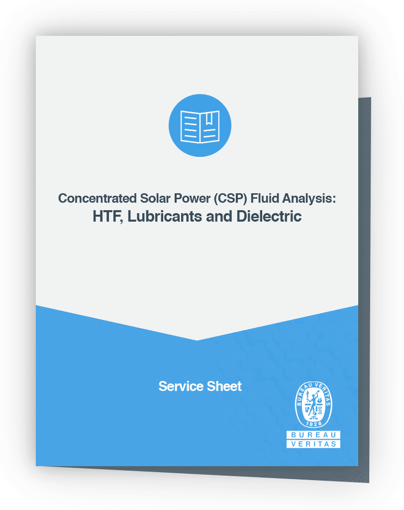 Concentrated Solar Power (CSP) Fluid Analysis - HTF, Lubricants and ...