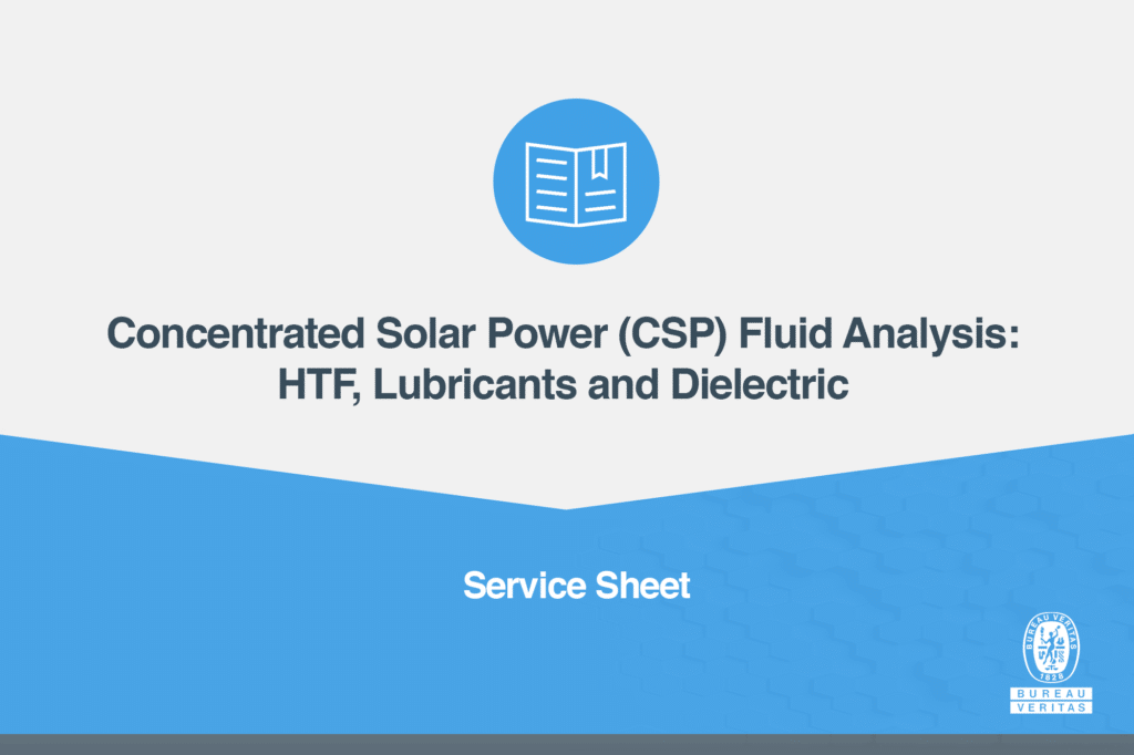 Service Sheets, Oil Analysis & Oil Testing | Bureau Veritas