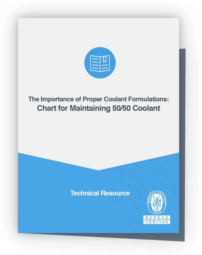 The Importance of Proper Coolant Formulations: Chart for Maintaining 50 ...