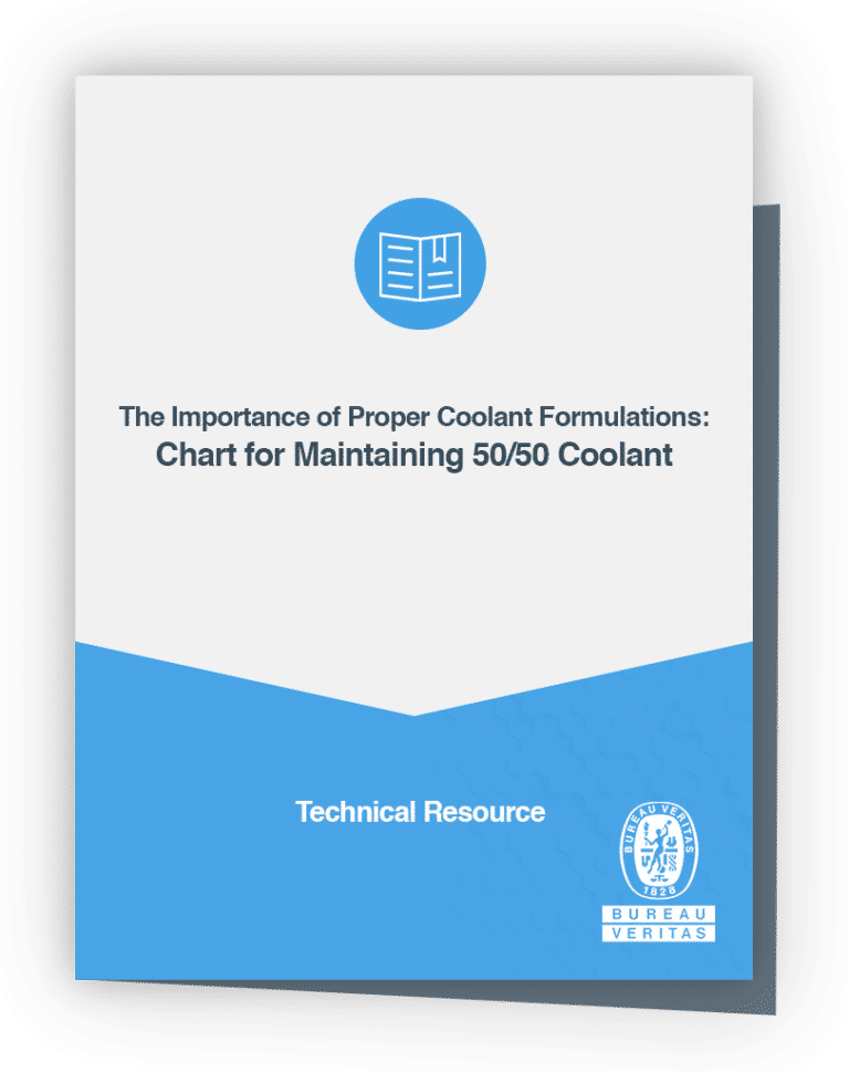 The Importance of Proper Coolant Formulations: Chart for Maintaining 50 ...